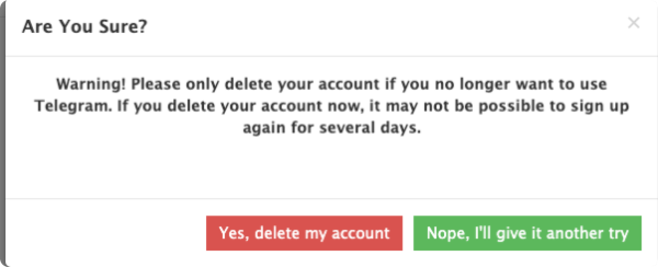 Telegram注销/TG 怎么注销？/ 电报账号如何注销删除？